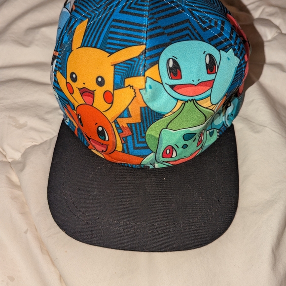 Pokemon | Accessories | Pokemon Kids Hat Blue And Black | Poshmark